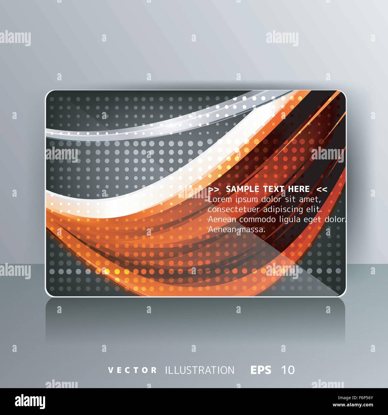 Abstract card with colored lines Stock Vector Image & Art - Alamy