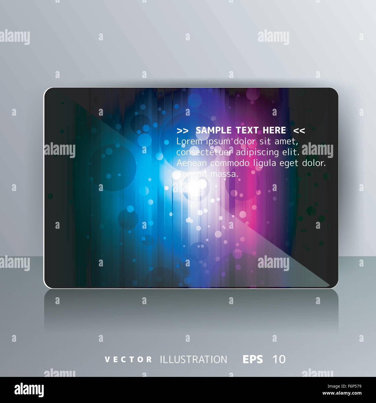 Abstract card with colored lines Stock Vector Image & Art - Alamy