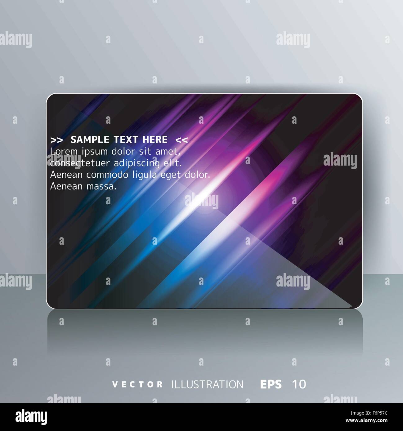 Abstract card with colored lines Stock Vector Image & Art - Alamy
