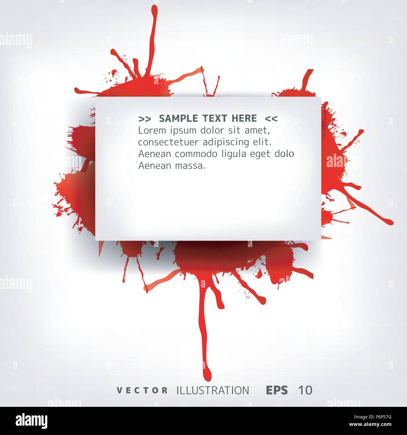 Banner with splash on abstract background Stock Vector Image & Art - Alamy