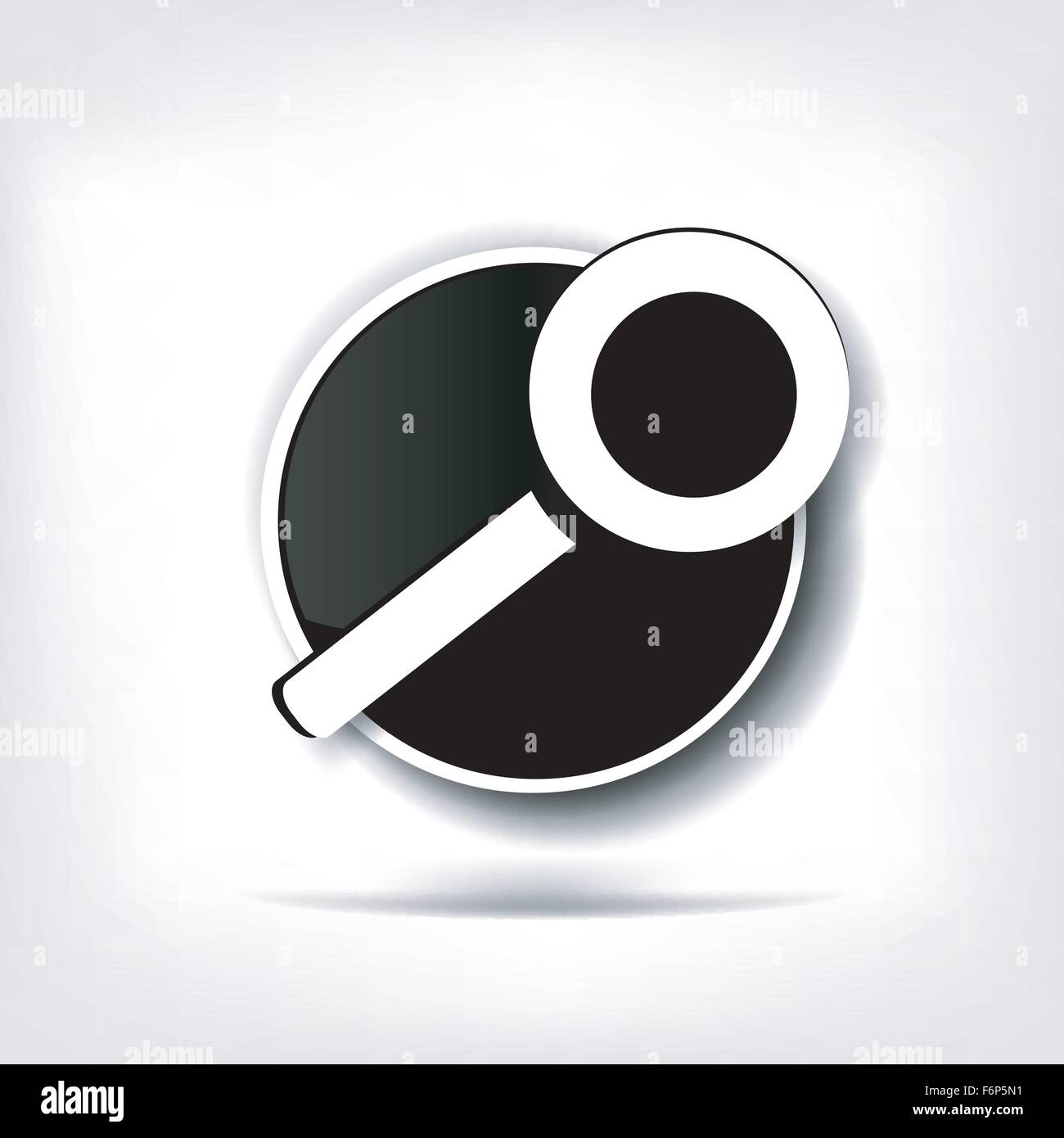 3d magnify glass internet search Stock Vector Images - Alamy