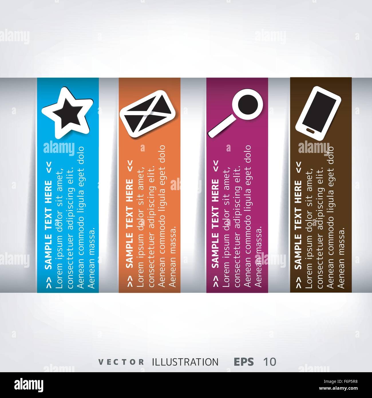Blank for text with infographic elements Stock Vector Image & Art - Alamy