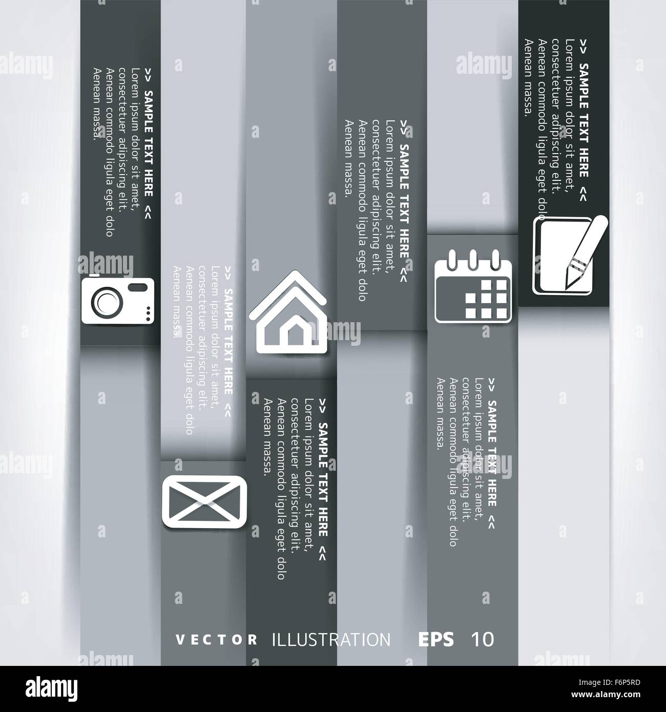 Blank for text with infographic elements Stock Vector Image & Art - Alamy