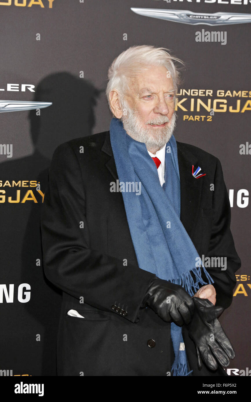 Donald Sutherland Hunger Games