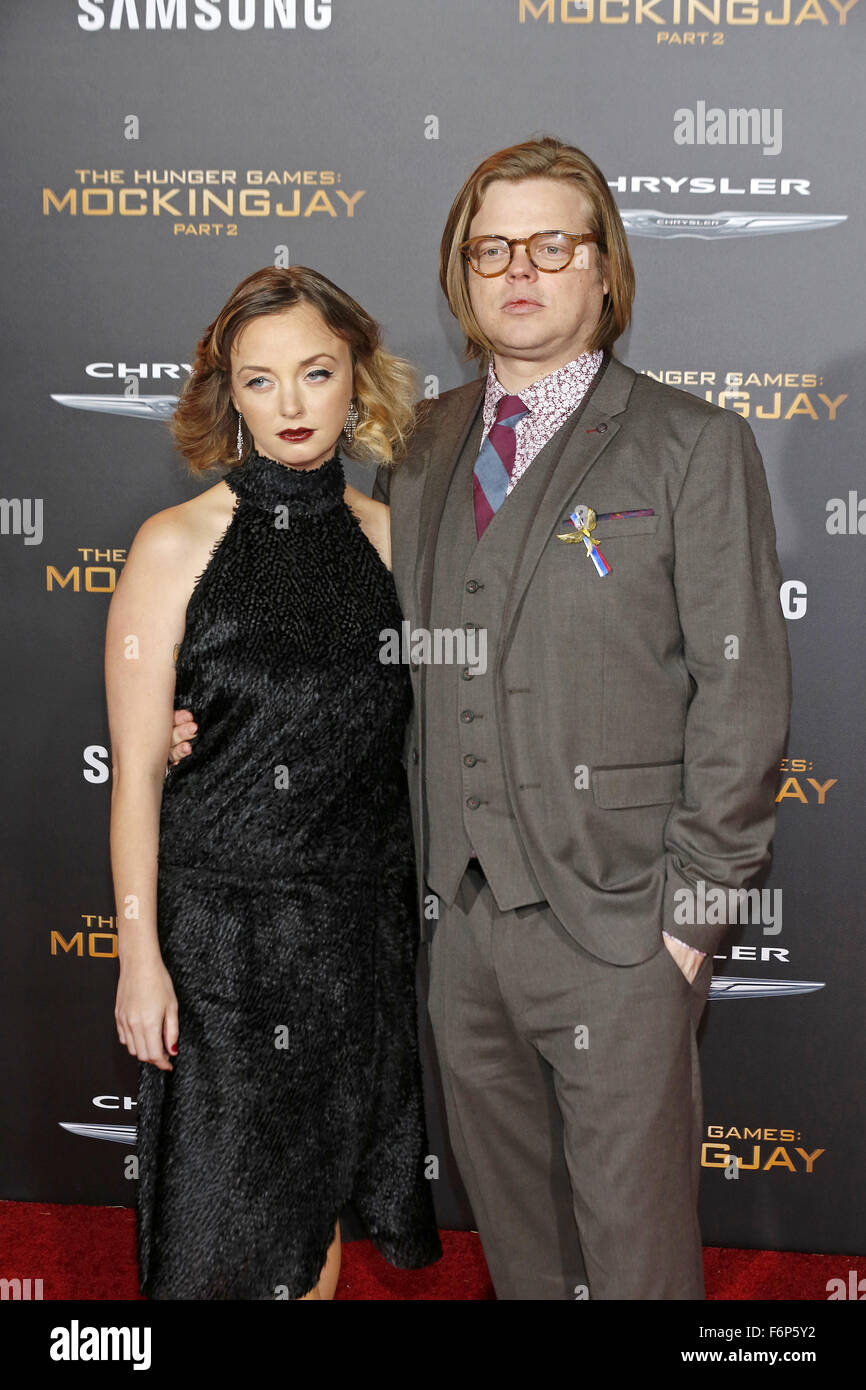 Los Angeles, California, USA. 17th Nov, 2015. Elden Henson, wife ...