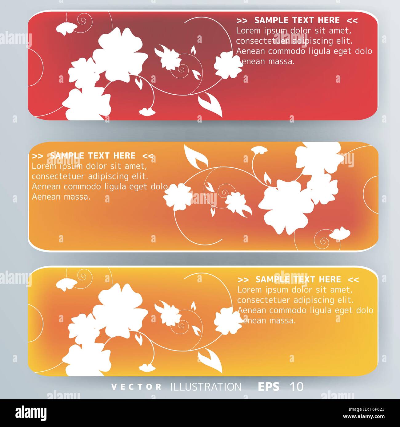 Abstract card with floral background Stock Vector Image & Art - Alamy