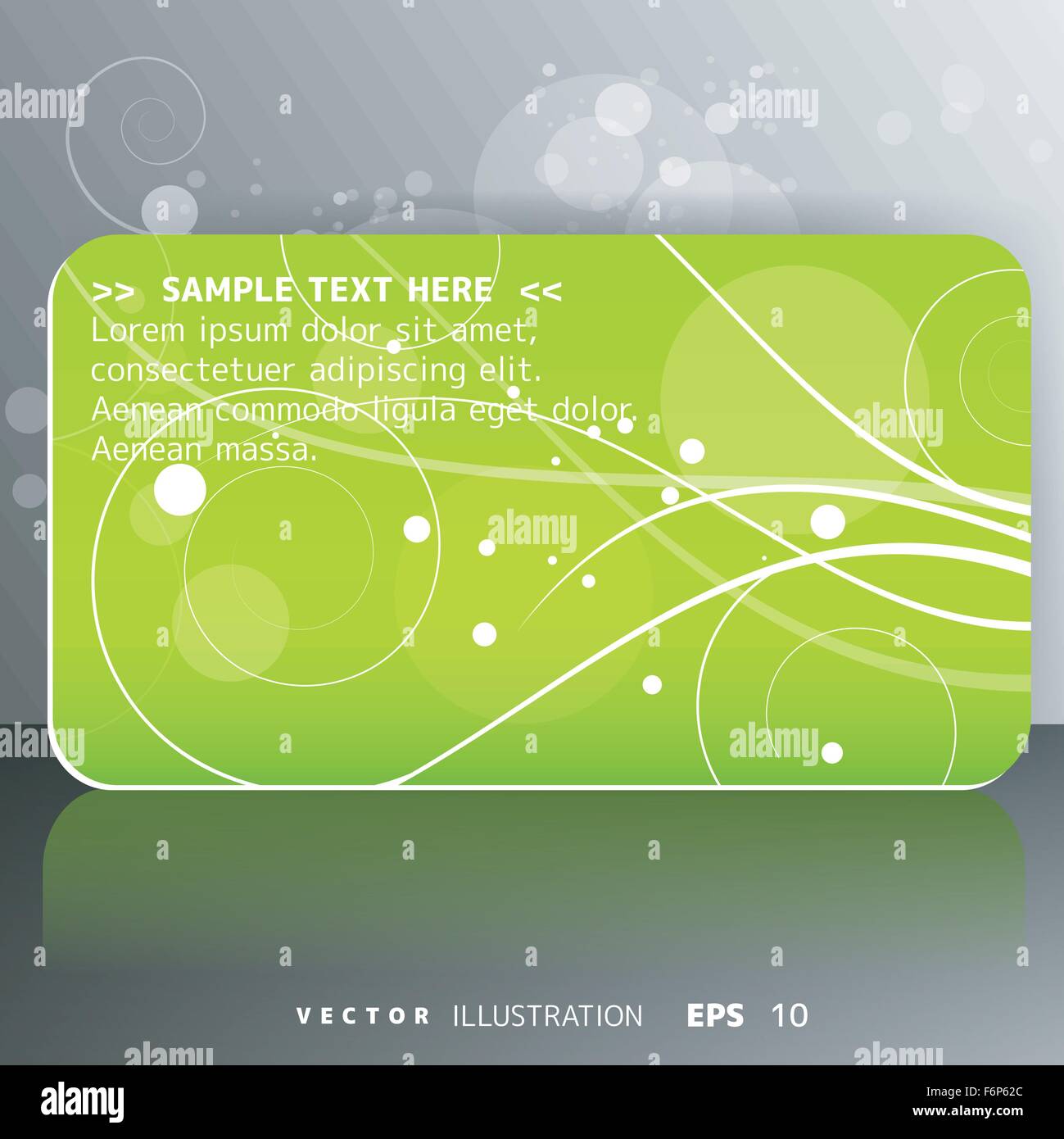 Abstract card with floral background Stock Vector Image & Art - Alamy