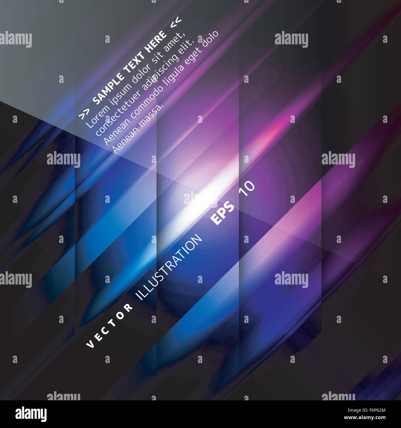 Abstract background with colored lines on paper layers Stock Vector ...