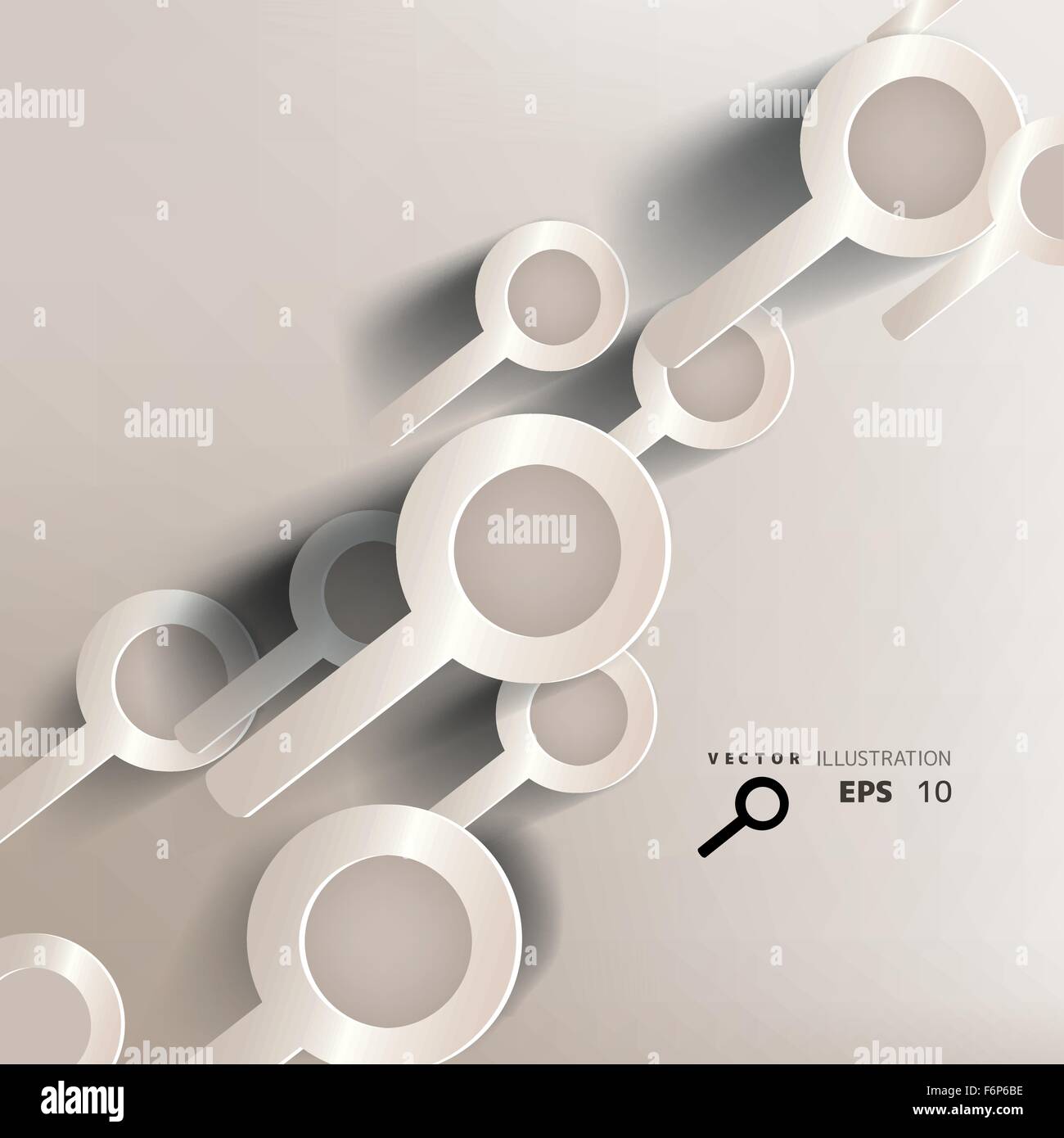 paper background with search web icon,flat design Stock Vector Image ...