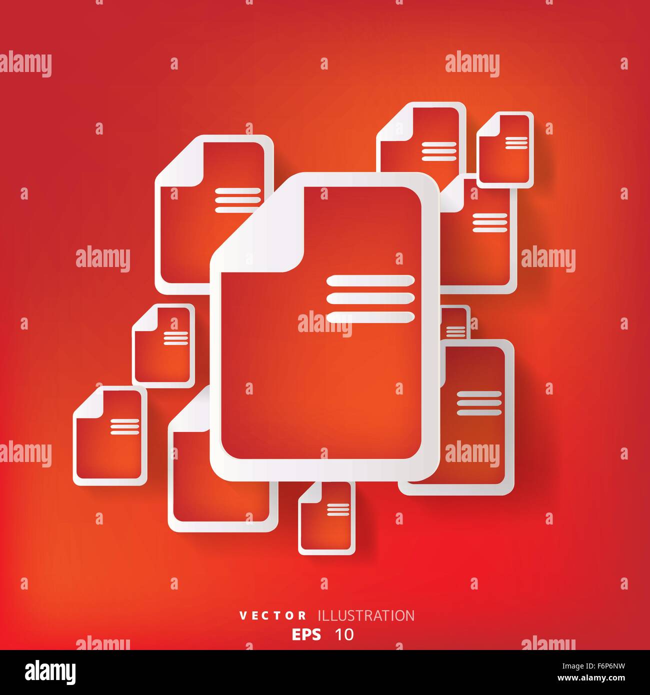 abstract background with file web icon Stock Vector Image & Art - Alamy