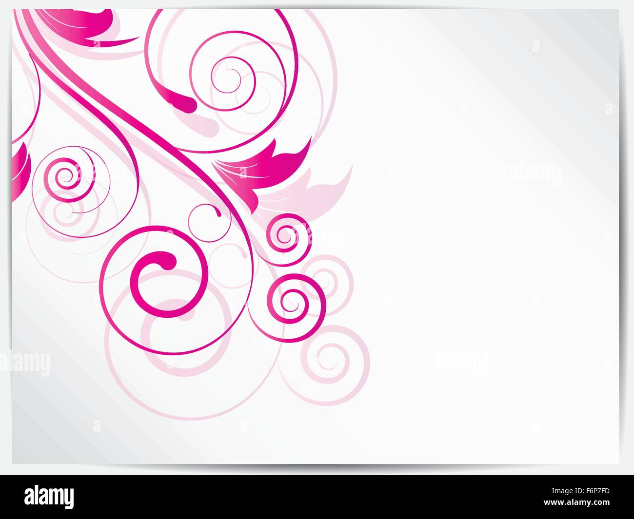 Abstract floral background for design with swirls Stock Vector Image ...