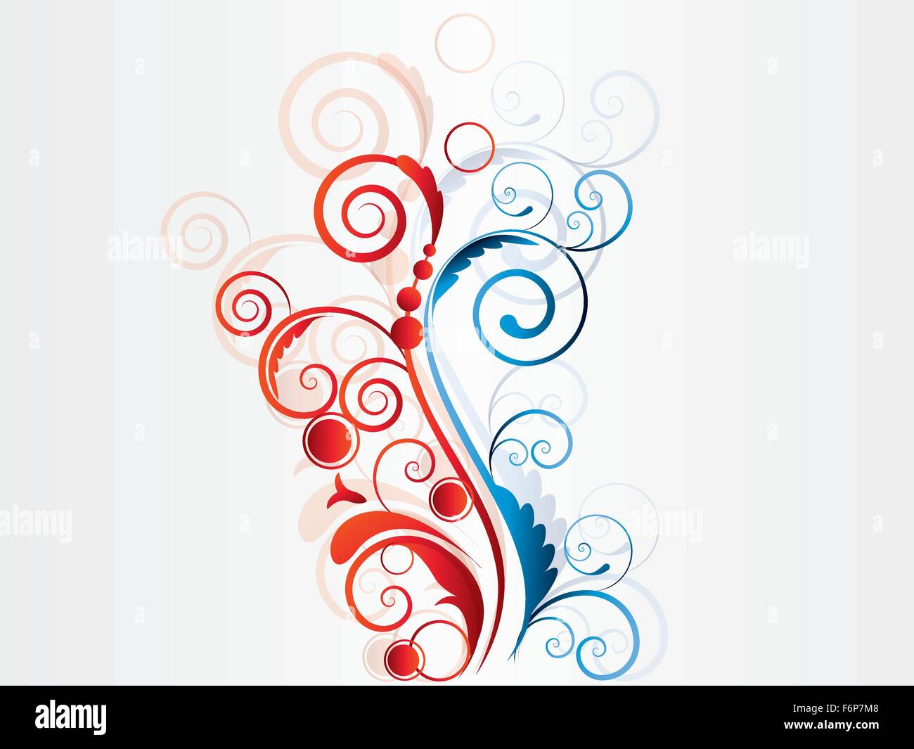 Abstract floral background with swirls Stock Vector Image & Art - Alamy
