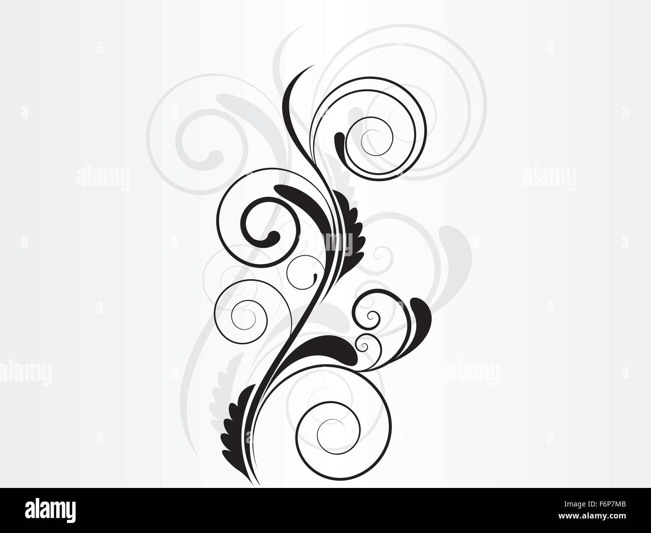 Abstract floral background with swirls Stock Vector Image & Art - Alamy