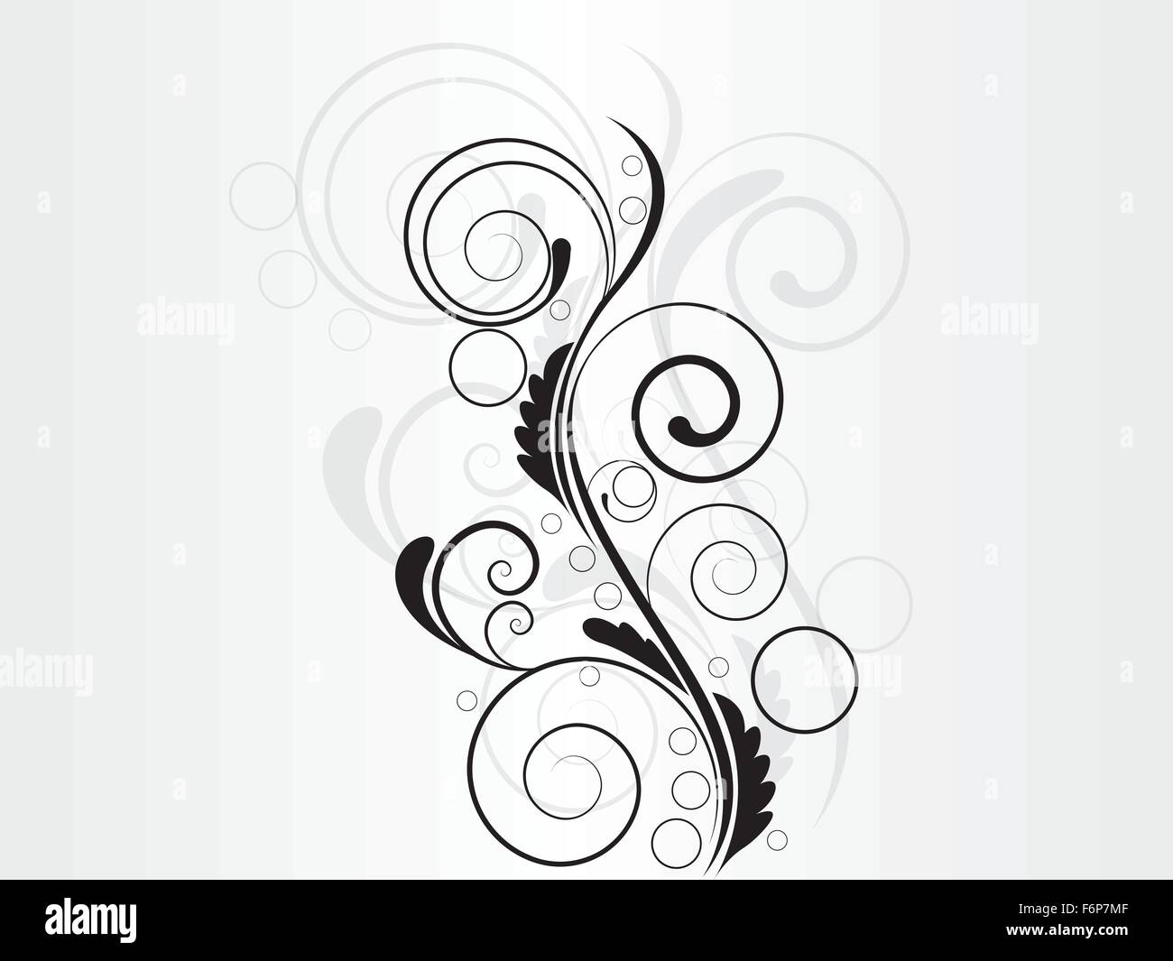 Abstract floral background with swirls Stock Vector Image & Art - Alamy