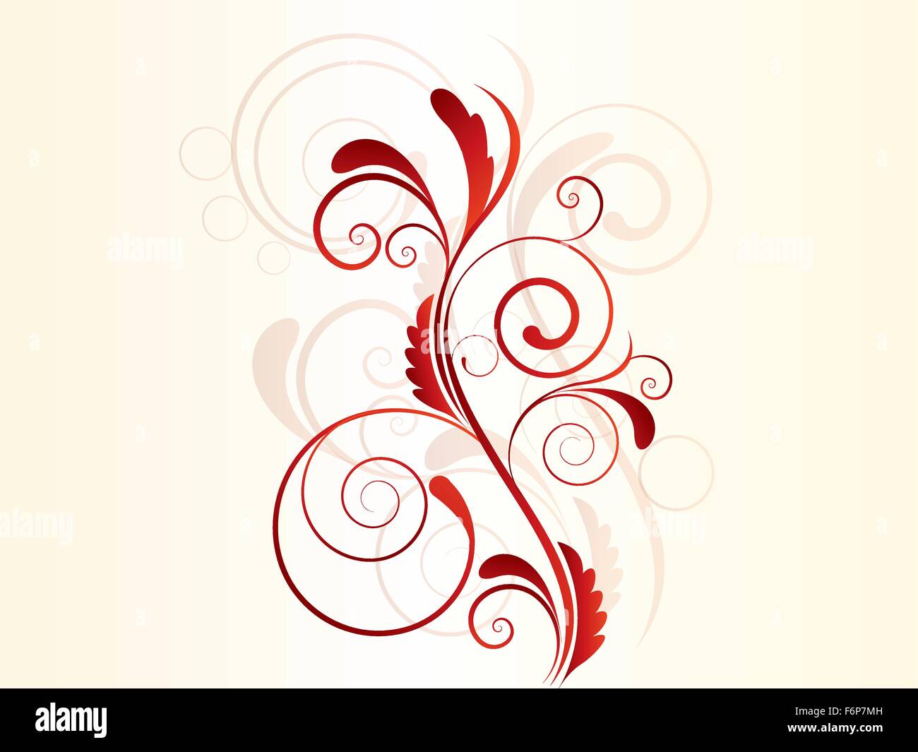 Abstract floral background with swirls Stock Vector Image & Art - Alamy