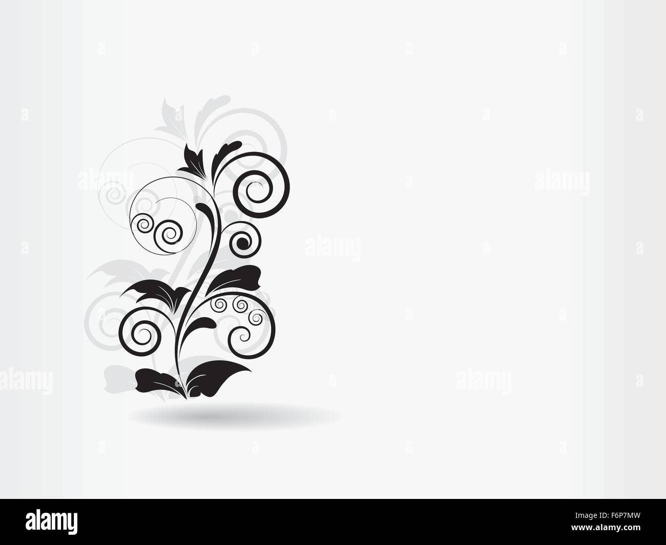 Abstract floral background with swirls Stock Vector Image & Art - Alamy