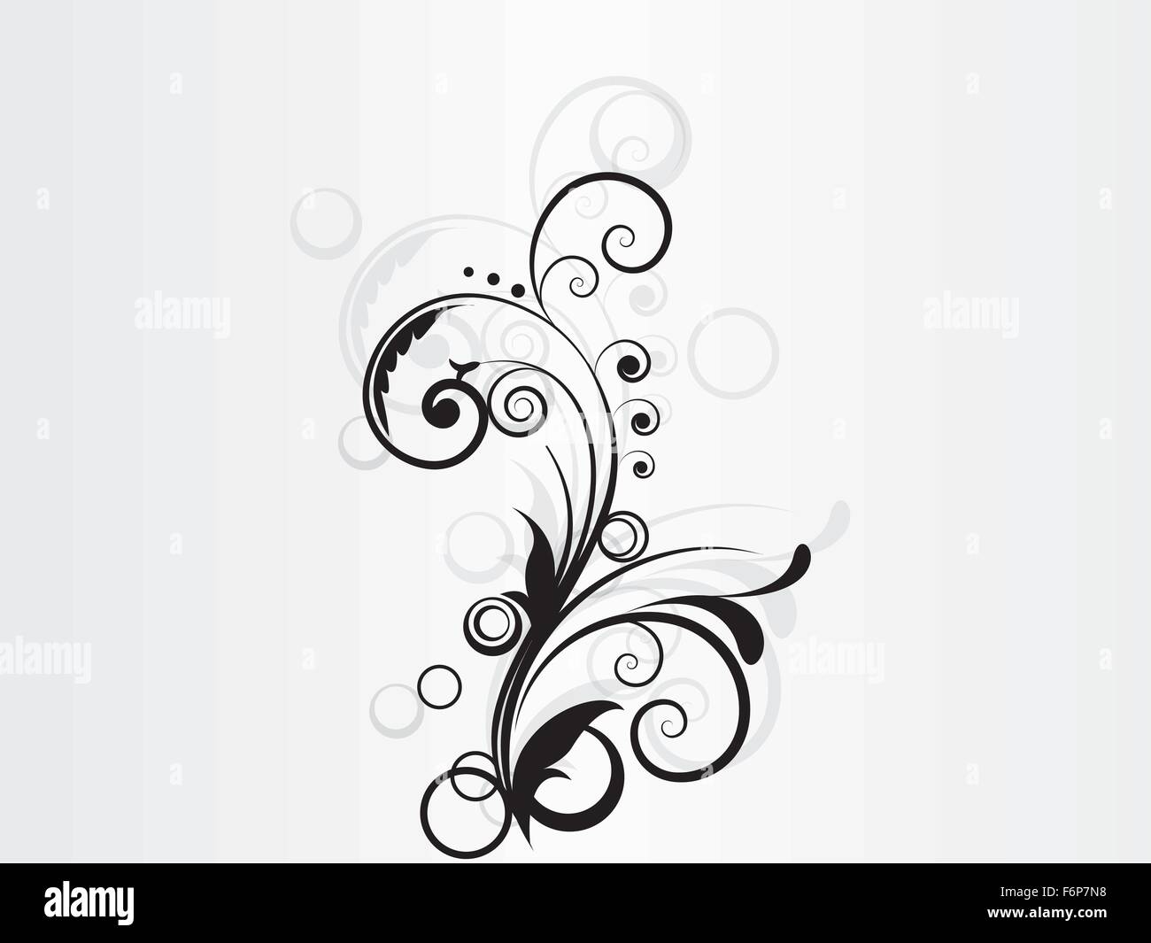 Abstract floral background with swirls Stock Vector Image & Art - Alamy