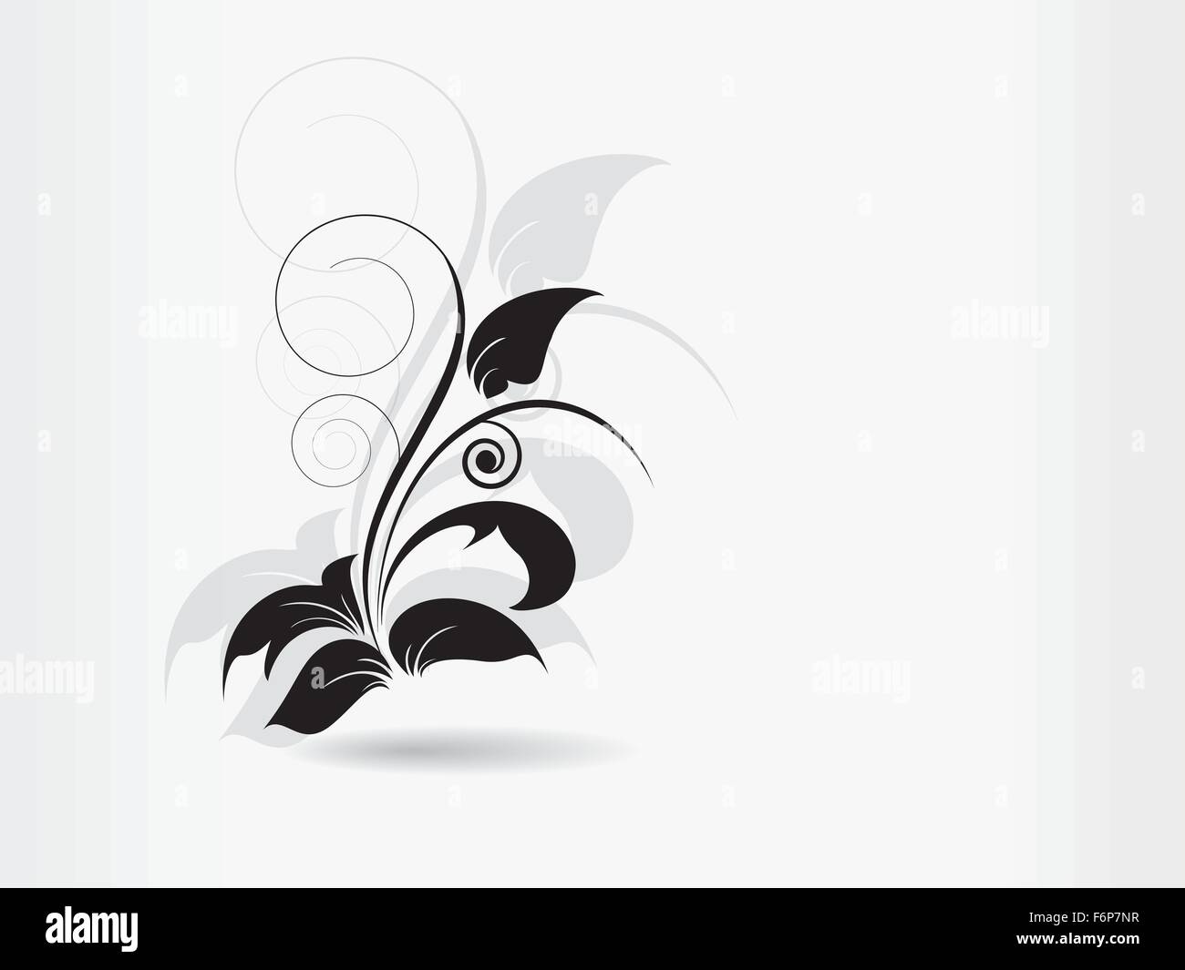 Abstract floral background with swirls Stock Vector Image & Art - Alamy