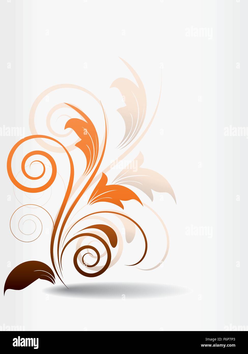 Abstract floral background with swirls Stock Vector Image & Art - Alamy