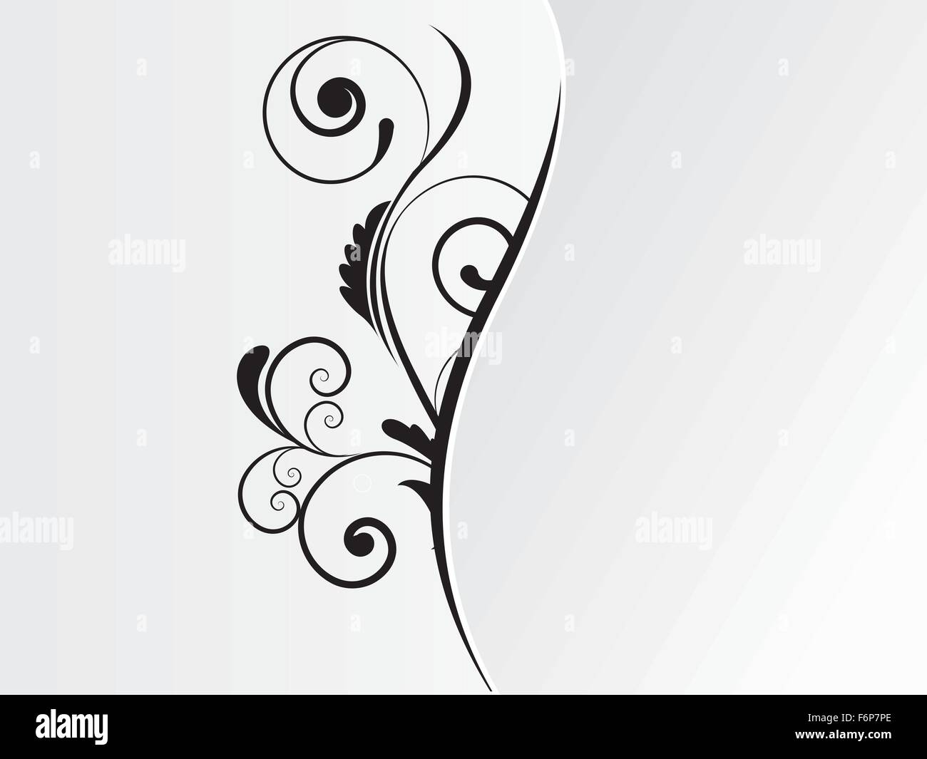 Abstract floral background with swirls Stock Vector Image & Art - Alamy