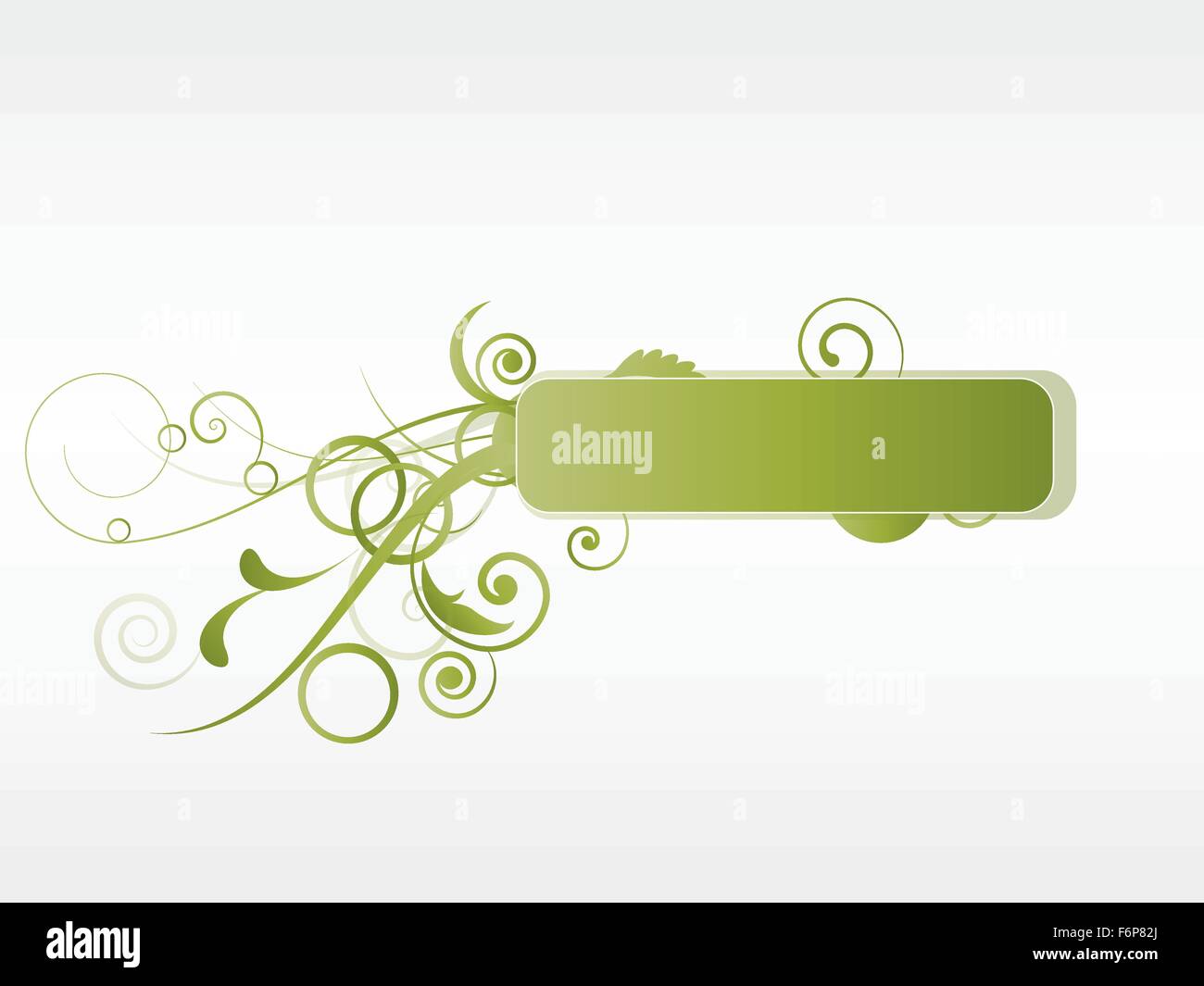 Floral frame with swirls and place for text Stock Vector Image & Art ...