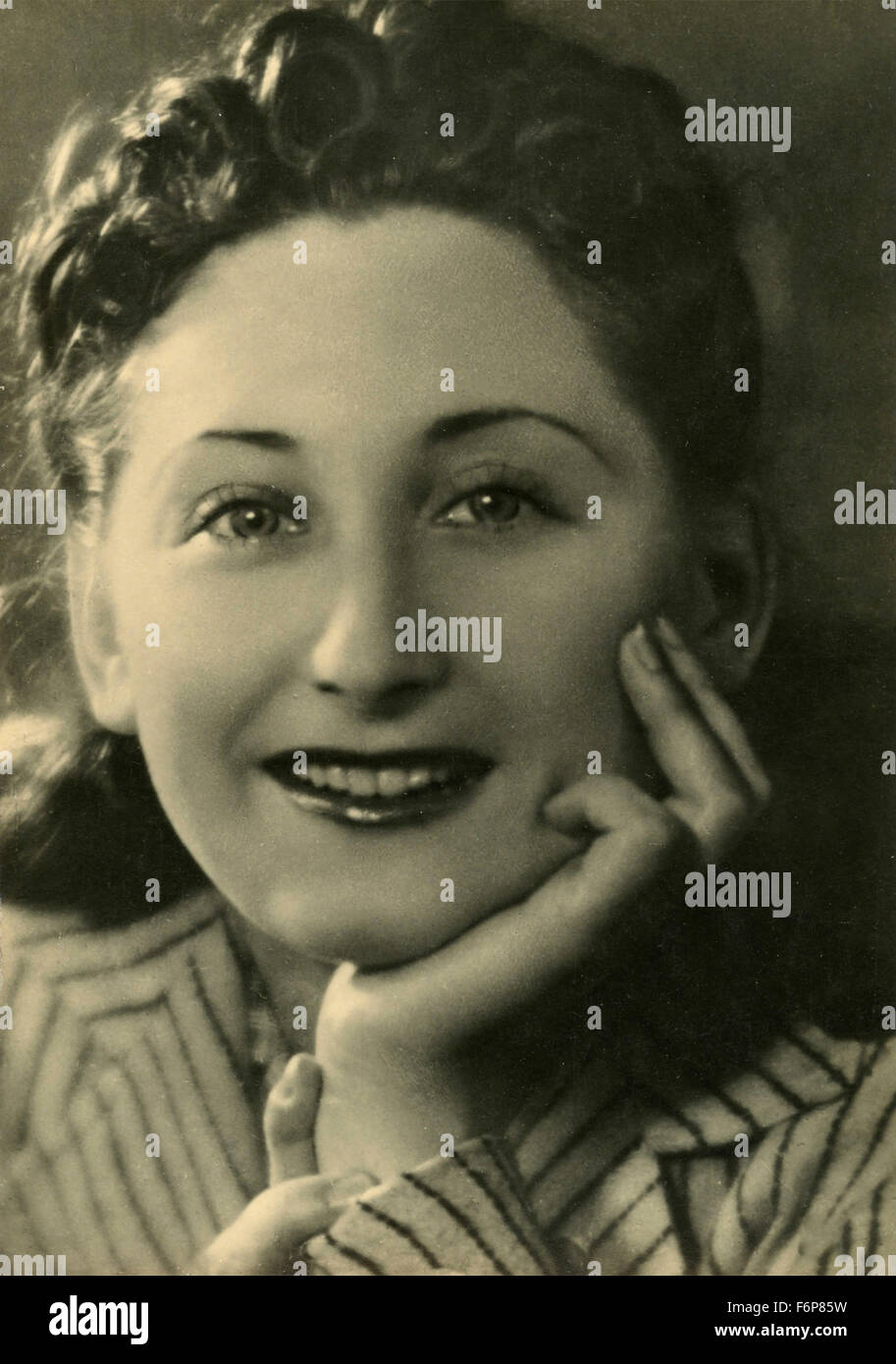 The Italian actress Caterinetta Lescano Stock Photo - Alamy