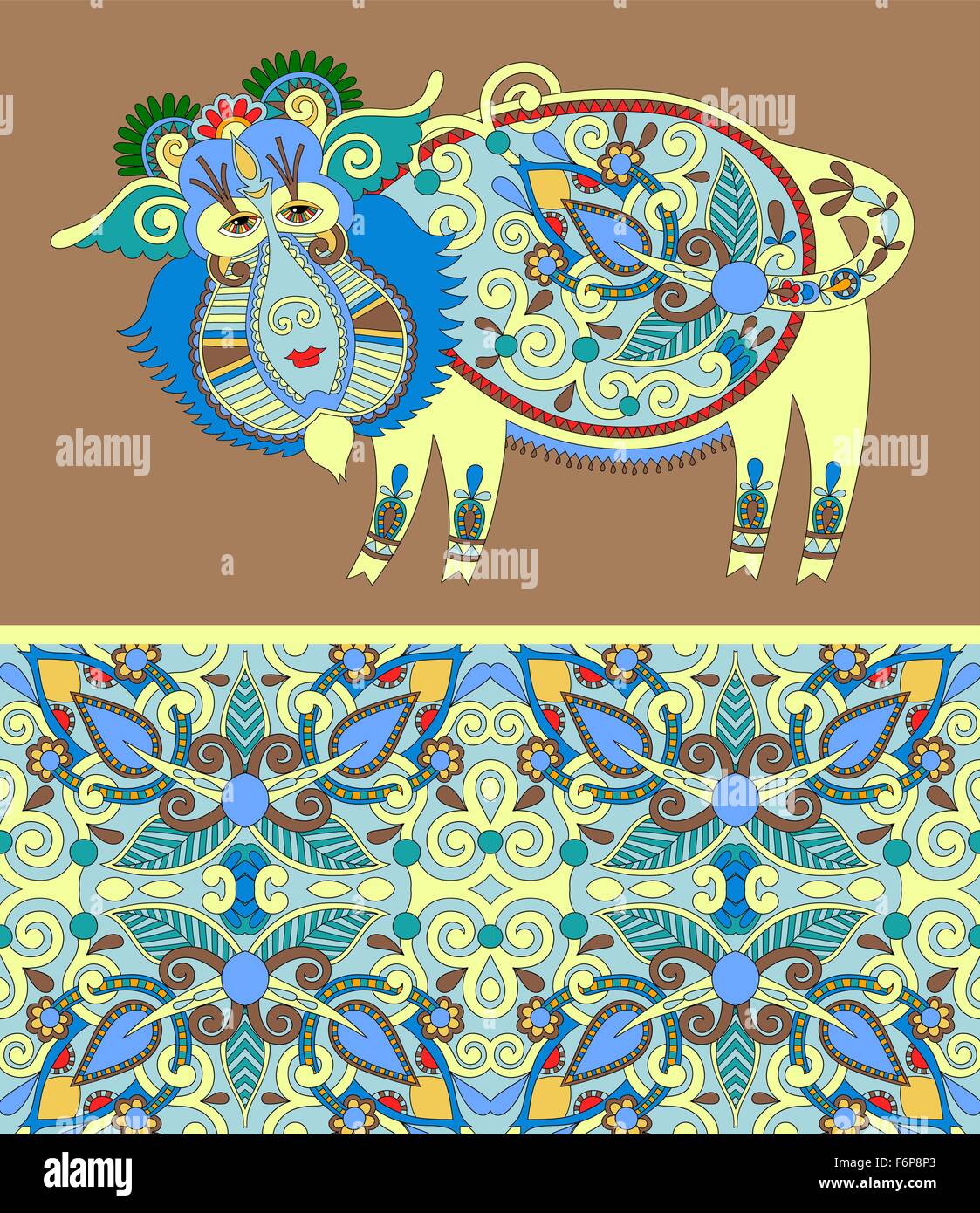 Ukrainian pig Stock Vector Images - Alamy