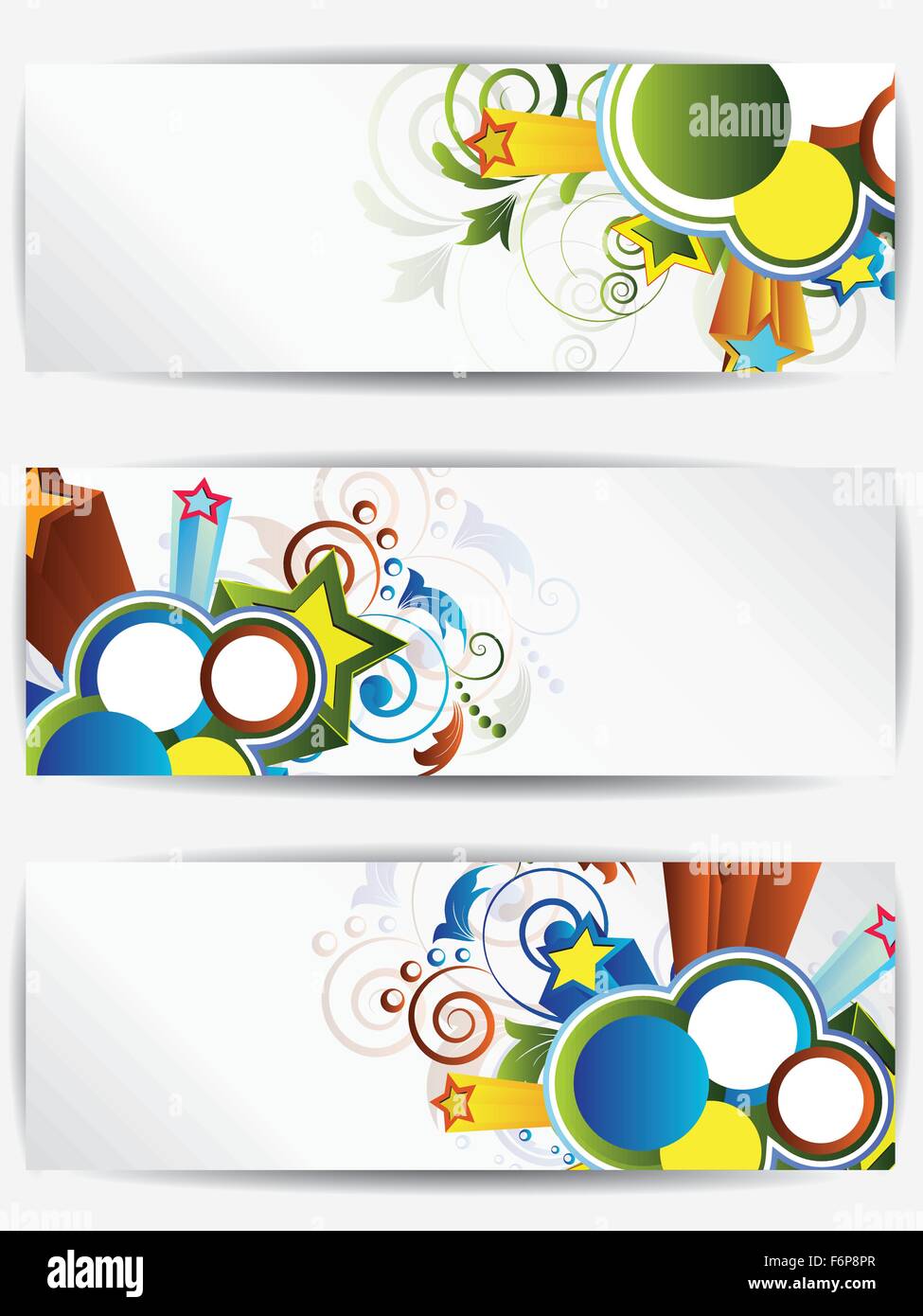 Abstract background with colored stars Stock Vector Image & Art - Alamy