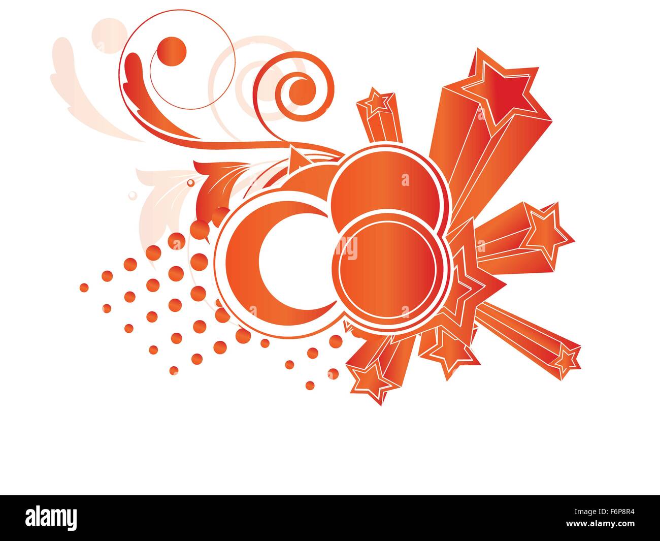 Abstract background with colored stars Stock Vector Image & Art - Alamy