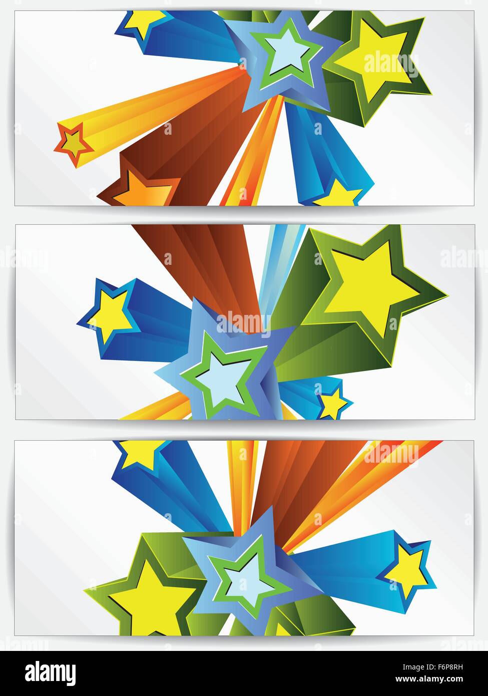Abstract background with colored stars Stock Vector Image & Art - Alamy