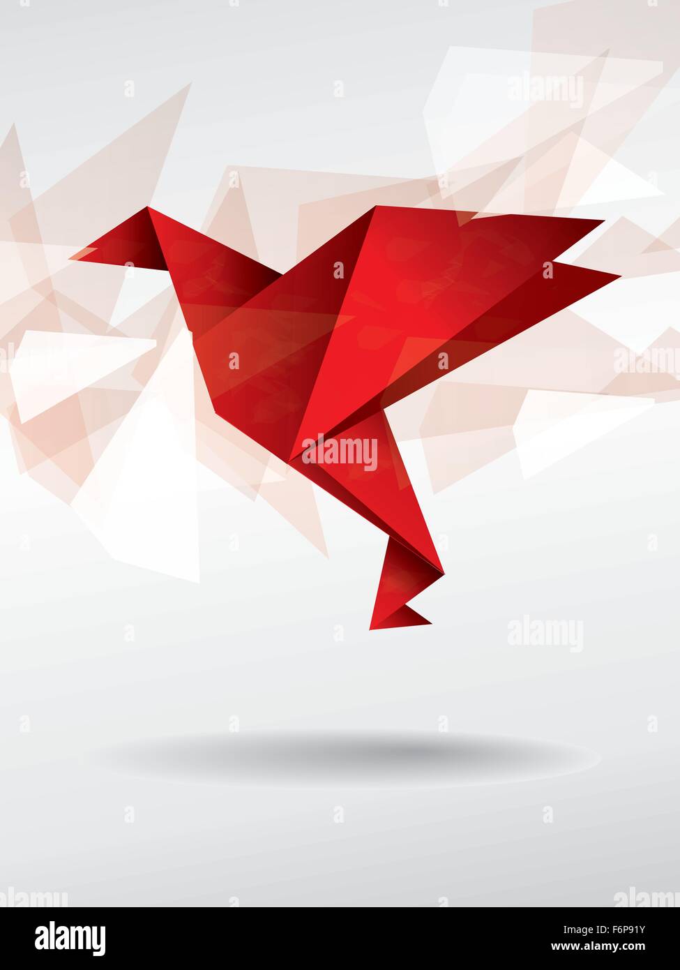 Origami japan paper flying bird Stock Vector Image & Art - Alamy