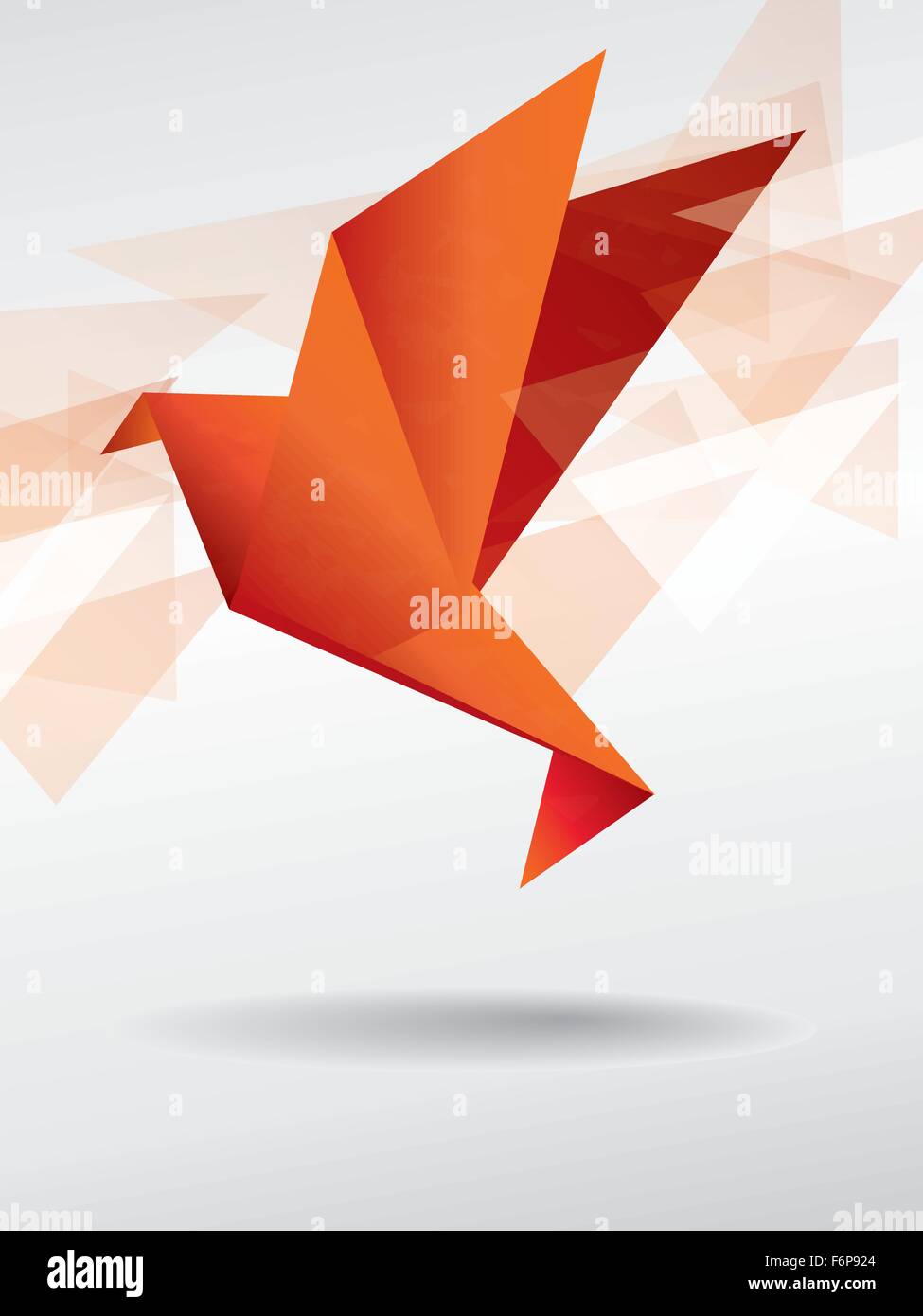 Origami japan paper flying bird Stock Vector Image & Art - Alamy