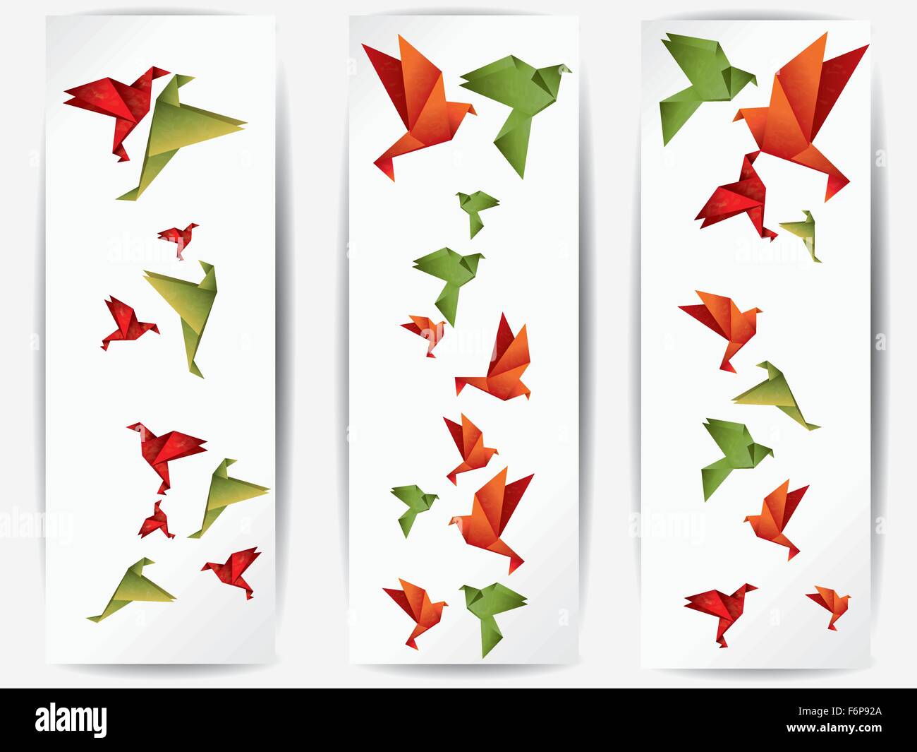 Origami japan paper flying bird Stock Vector Image & Art - Alamy