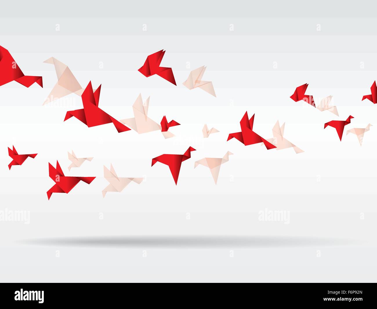 Origami japan paper flying bird Stock Vector Image & Art - Alamy