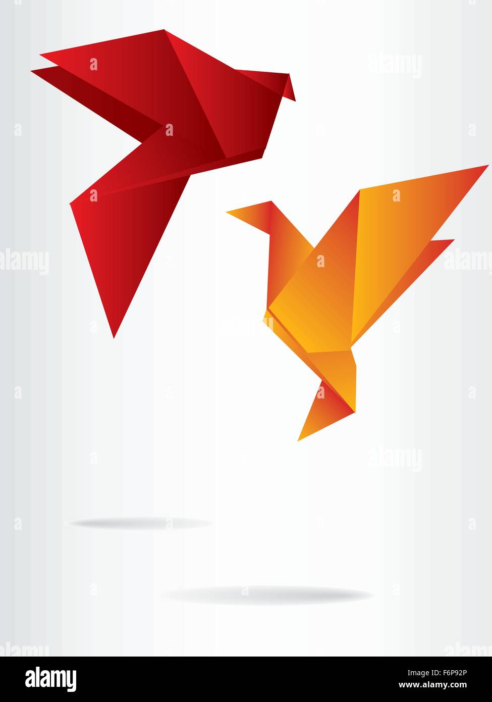 Origami japan paper flying bird Stock Vector Image & Art - Alamy