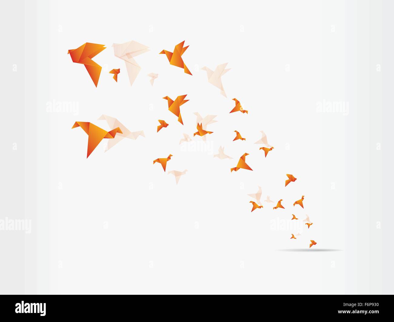 Origami japan paper flying bird Stock Vector Image & Art - Alamy