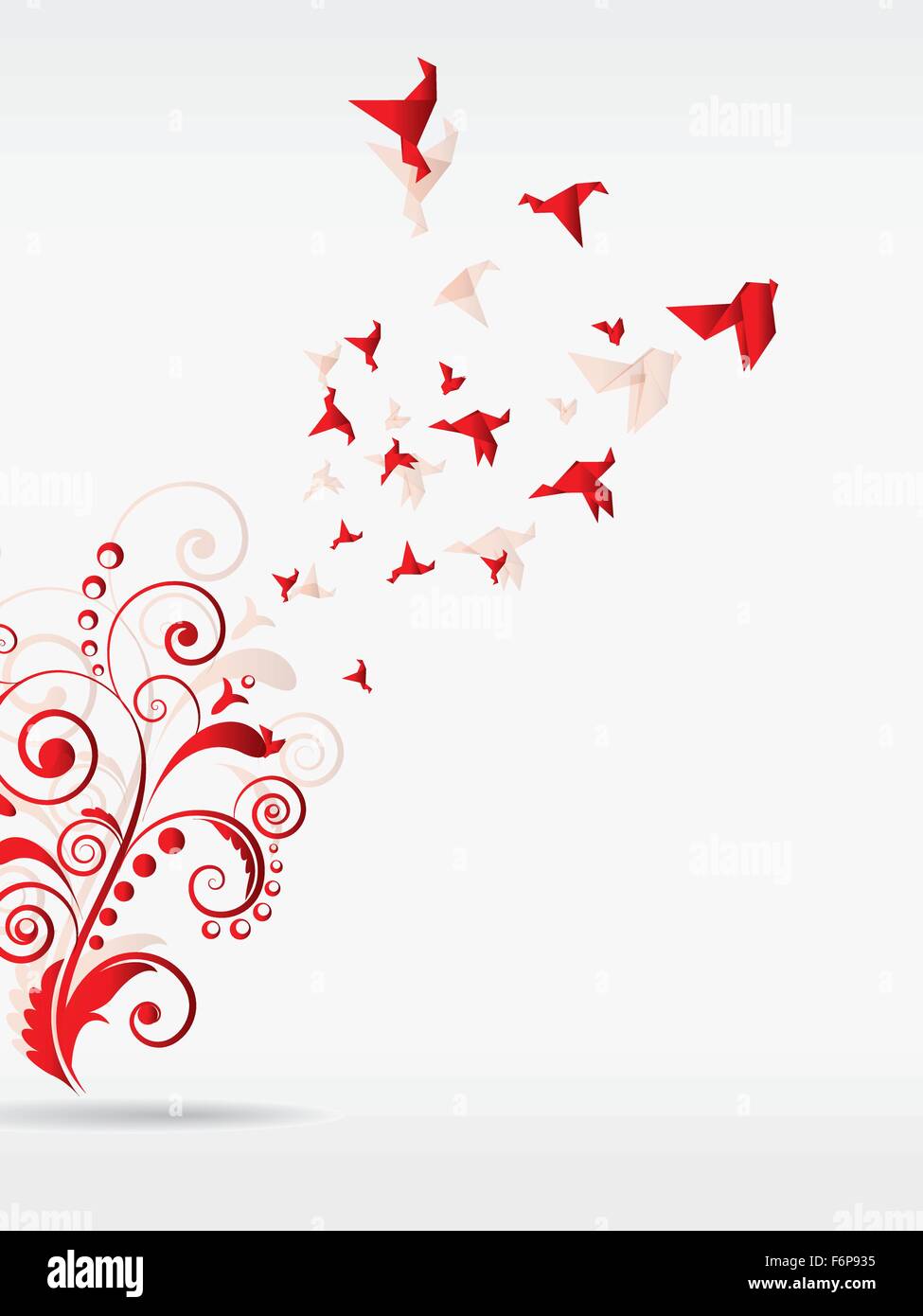 Origami japan paper flying bird Stock Vector Image & Art - Alamy