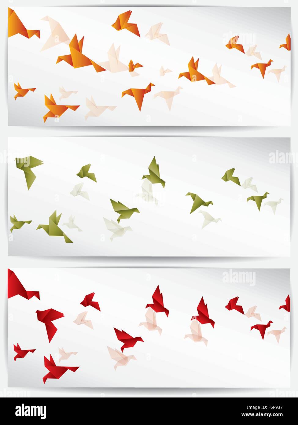 Origami japan paper flying bird Stock Vector Image & Art - Alamy
