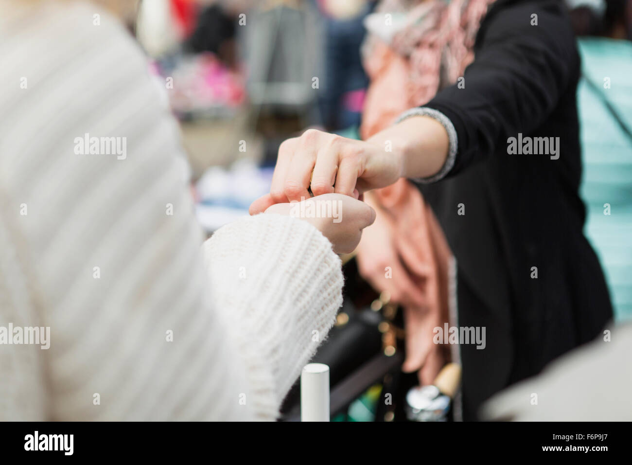 Giving something hi-res stock photography and images - Alamy