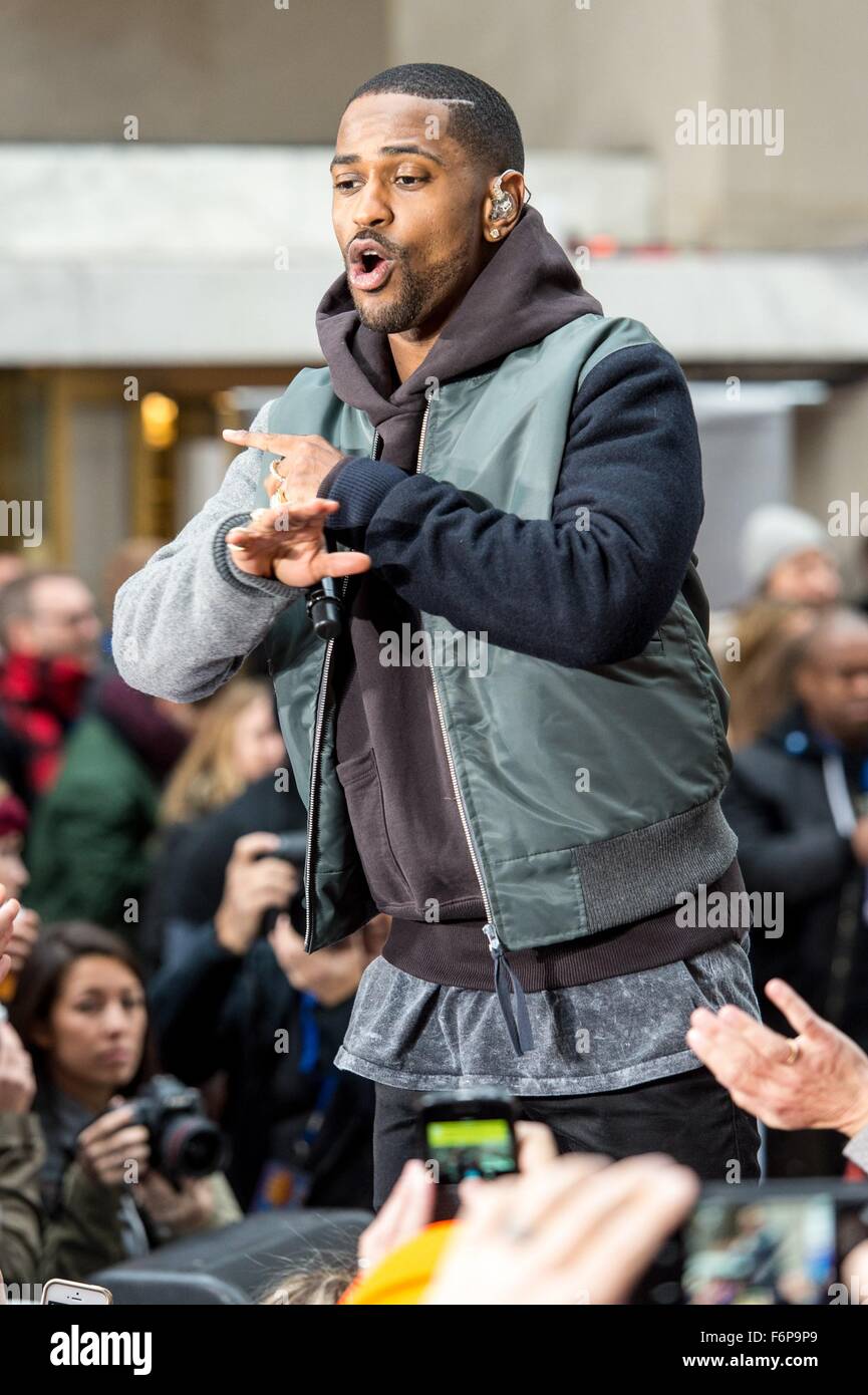 Big Sean on stage for NBC Today Show Concert with Justin Bieber ...