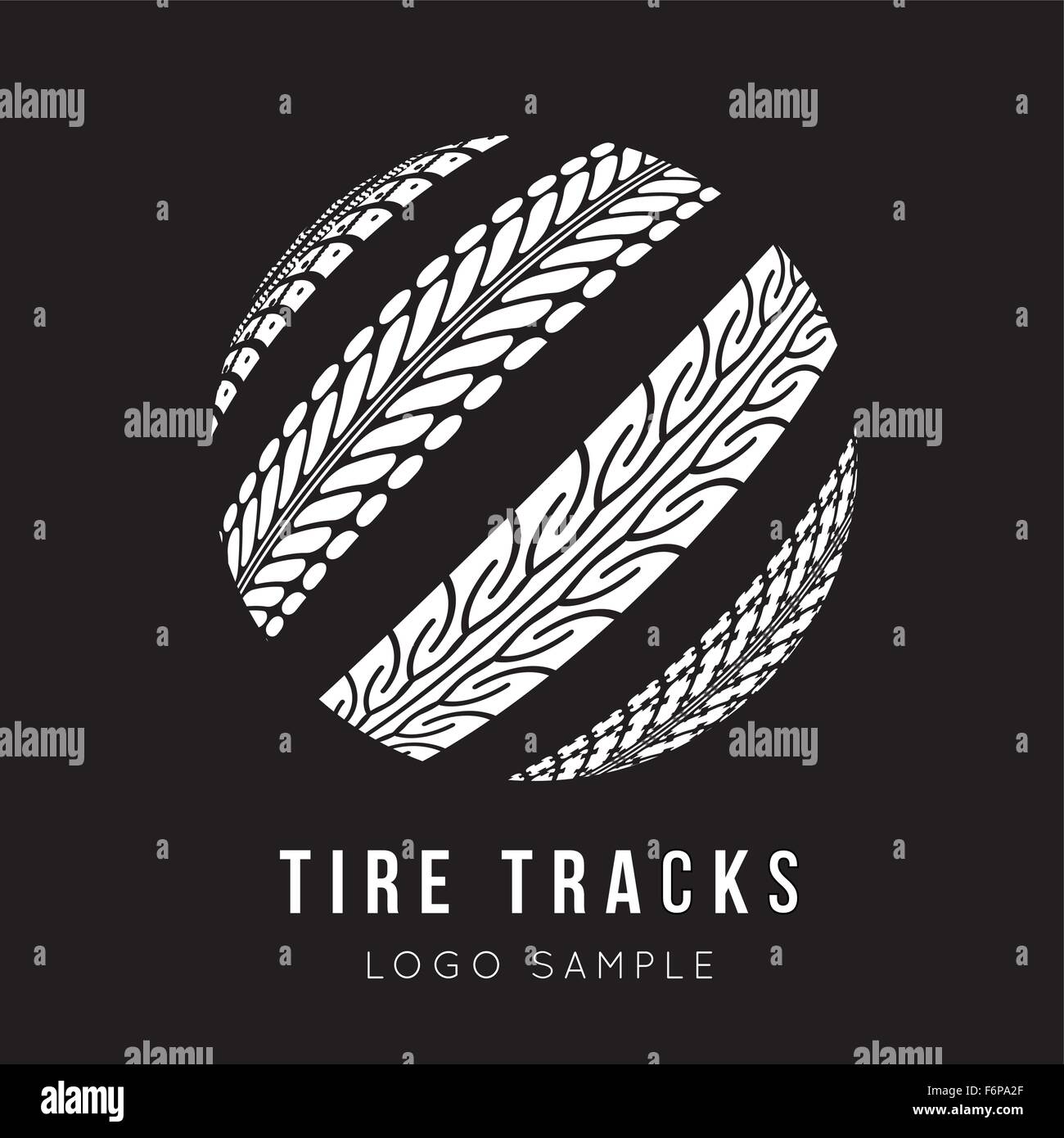 Tire tread logo logo Stock Vector Images - Alamy