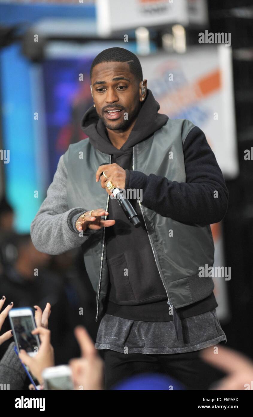 New York, NY, USA. 18th Nov, 2015. Big Sean on stage for NBC Today Show ...