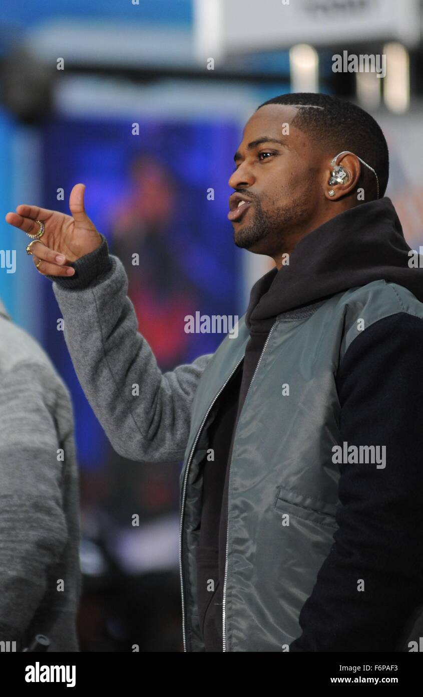 New York, NY, USA. 18th Nov, 2015. Big Sean on stage for NBC Today Show ...
