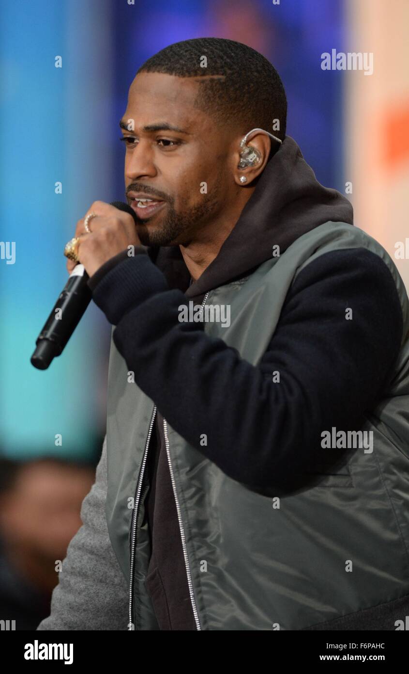 New York, NY, USA. 18th Nov, 2015. Big Sean on stage for NBC Today Show ...