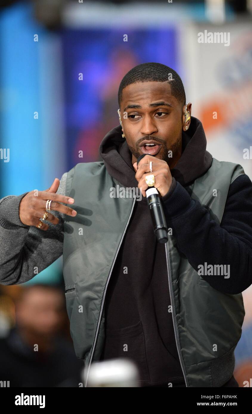 New York, NY, USA. 18th Nov, 2015. Big Sean on stage for NBC Today Show ...