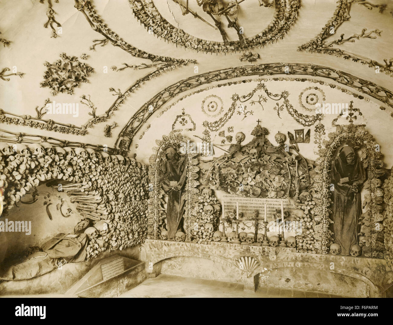 Capuchin Cemetery, Rome, Italy, First Hall Stock Photo - Alamy