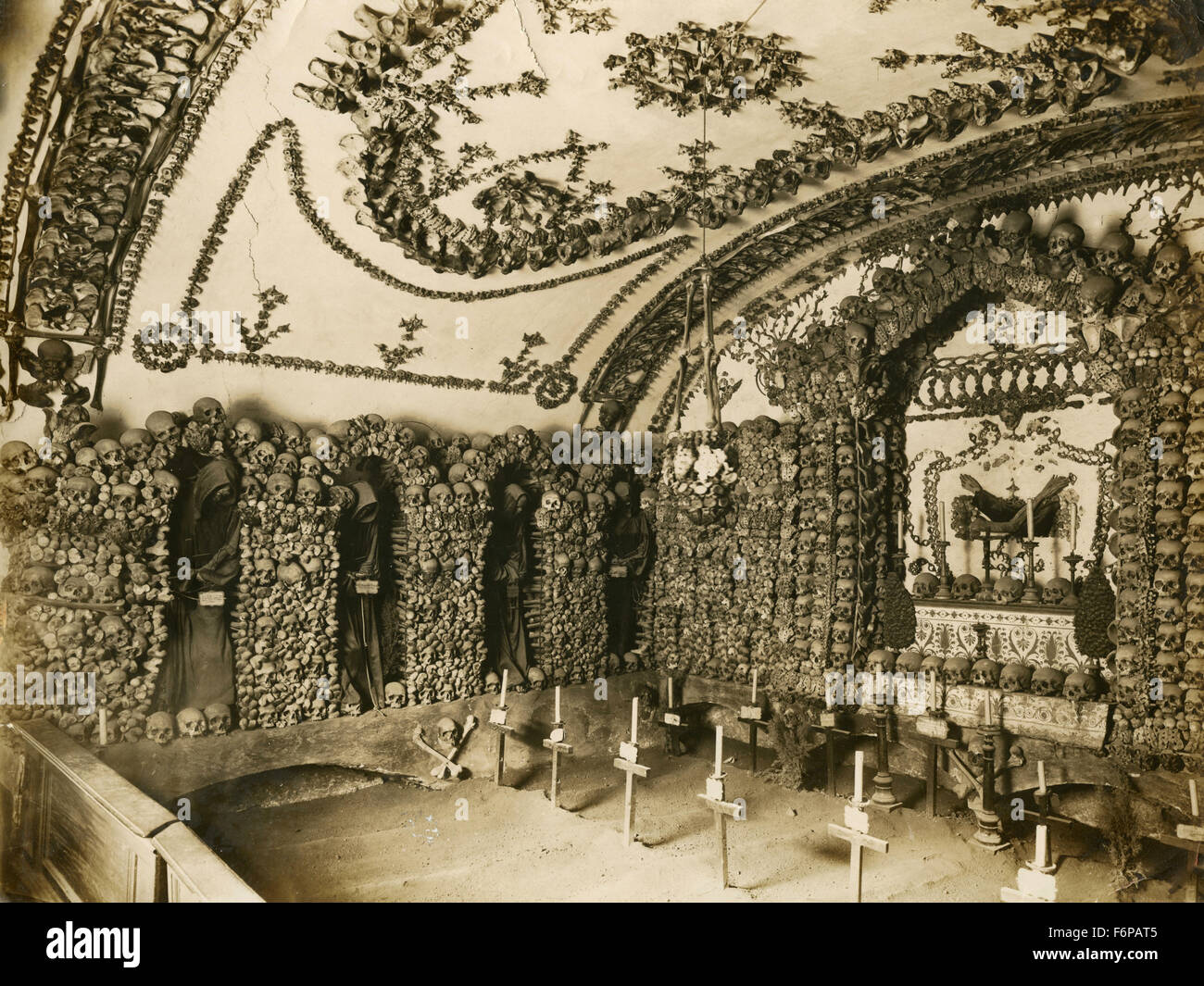 Capuchin Cemetery, Rome, Italy, Second Hall Stock Photo - Alamy