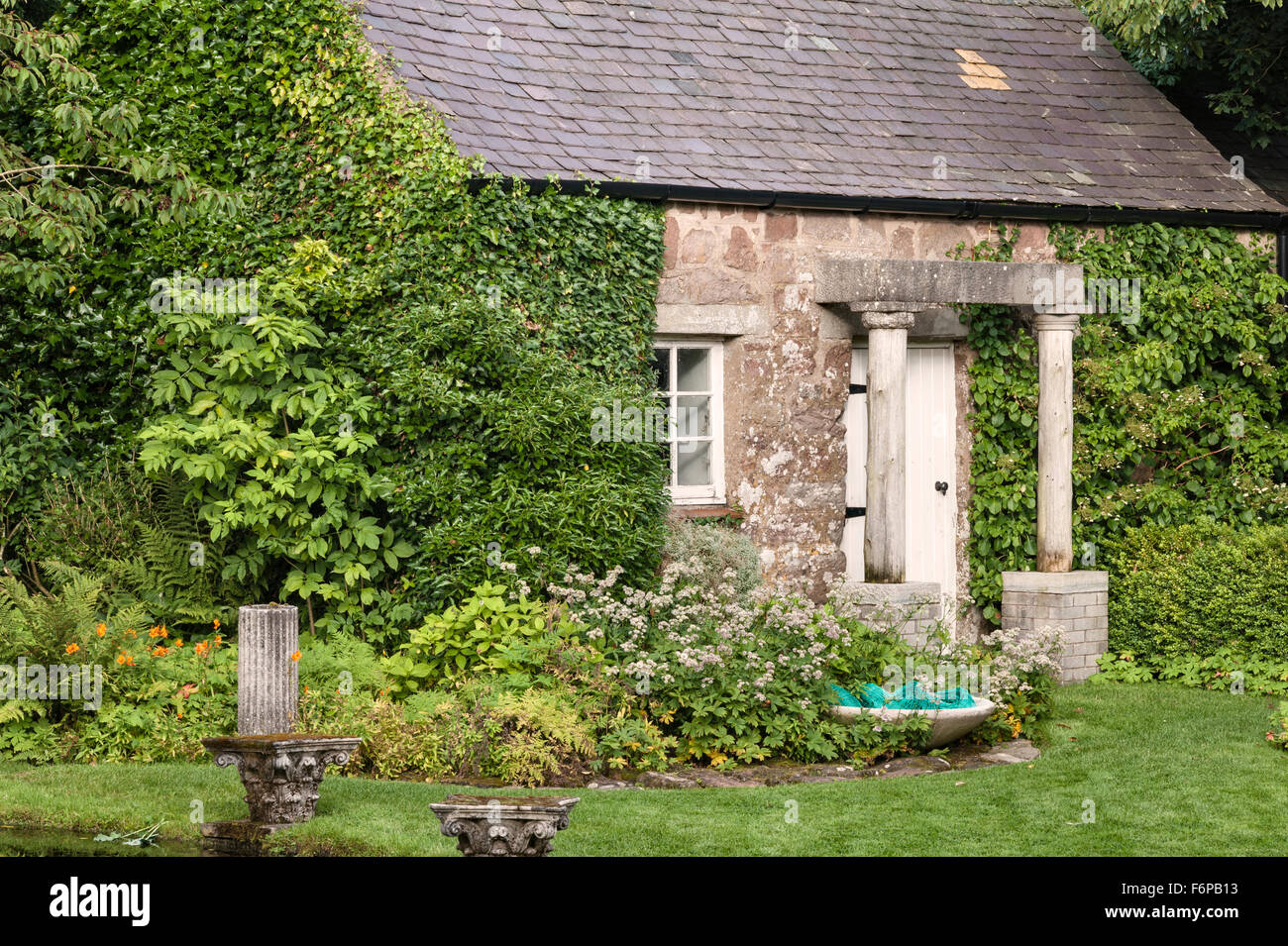 Little Sparta, Scotland. The garden created by the artist Ian Hamilton ...