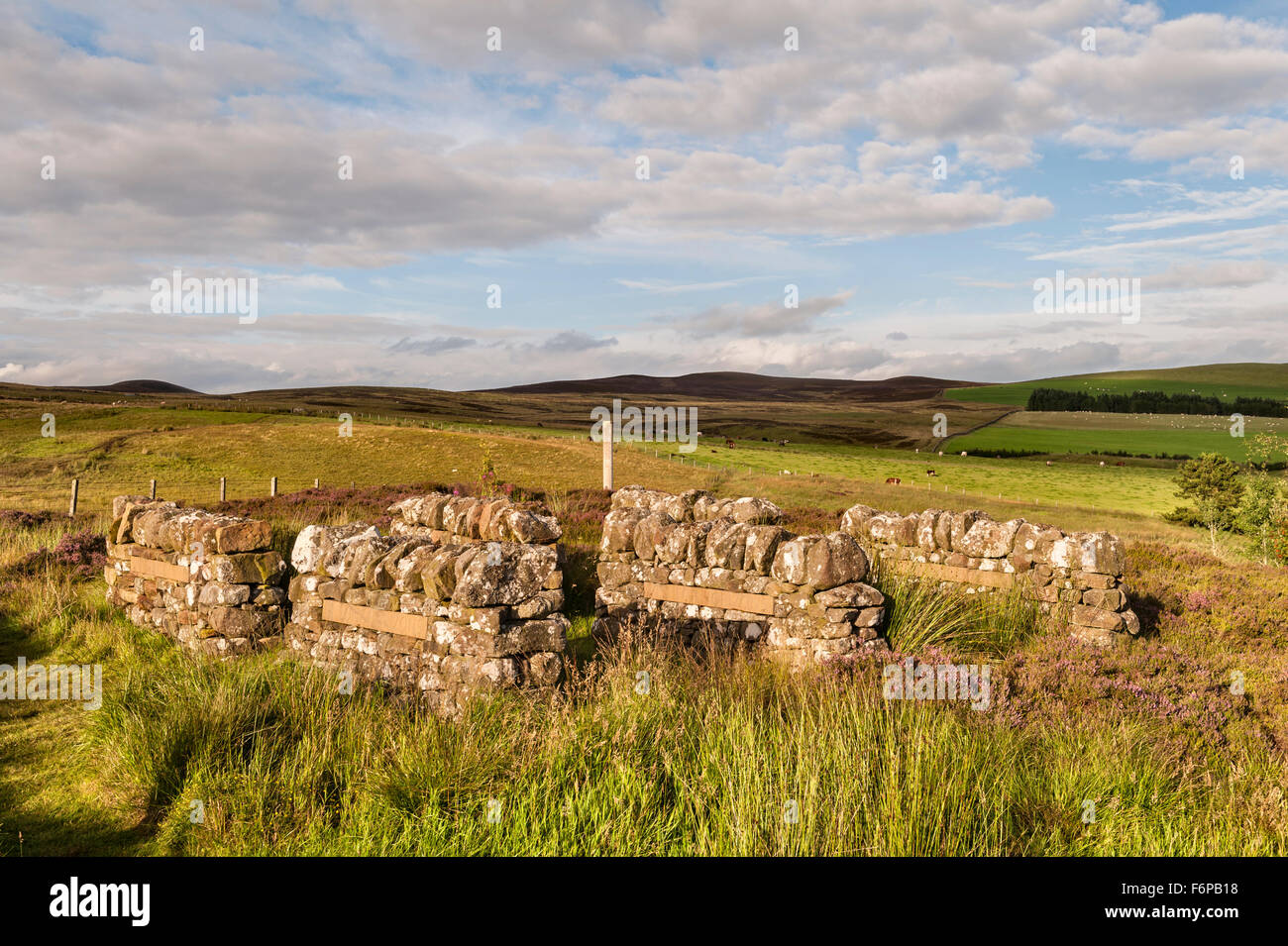 Little Sparta, Scotland. The garden created by the artist Ian Hamilton ...