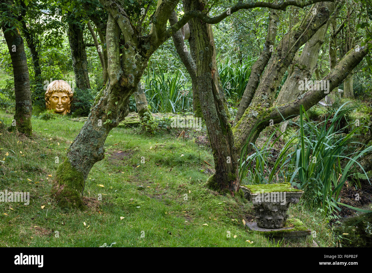 Little Sparta, Scotland. The garden created by the artist Ian Hamilton ...